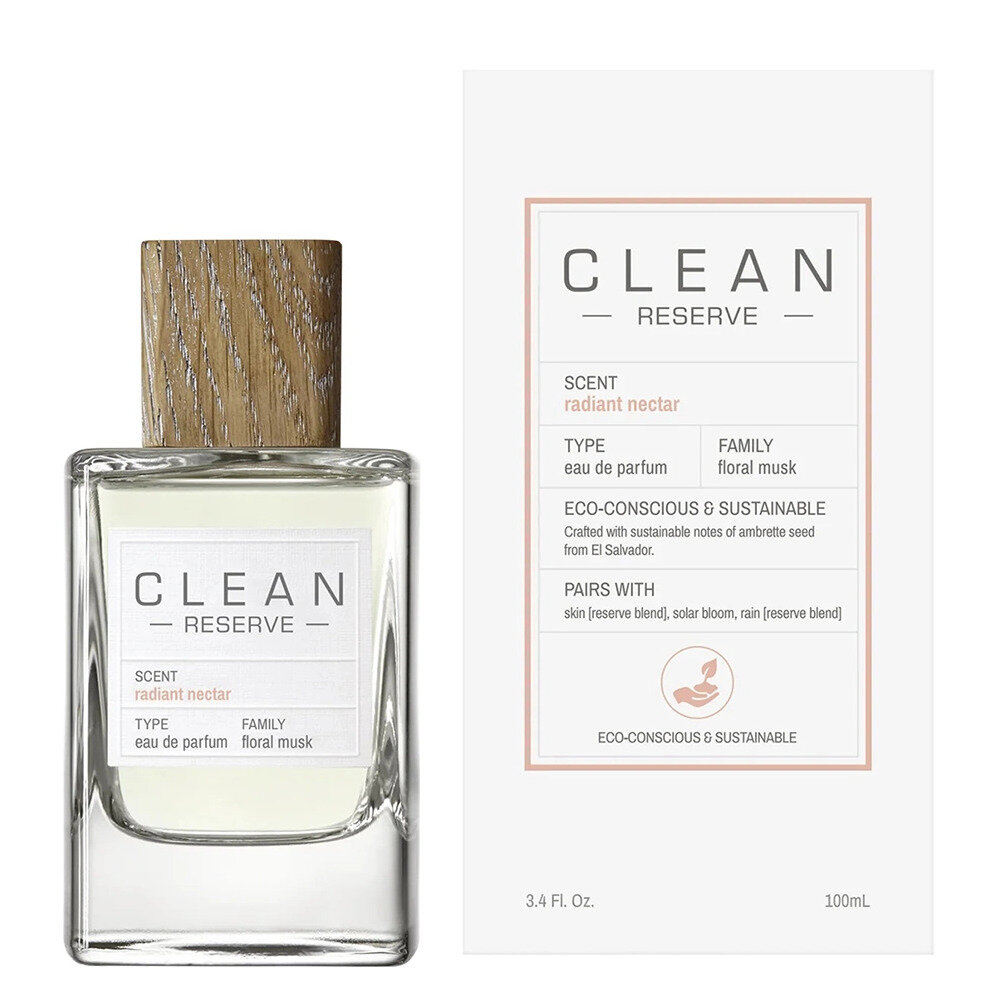 Парфюмерная вода для женщин и мужчин Clean Radiant Nectar 100 мл / Духи Клин Радиант Нектар / Сияющий нектар