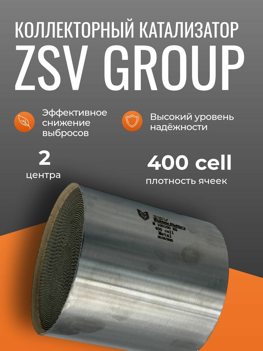 Коллекторный катализатор премиум 100x100 (2 центра)