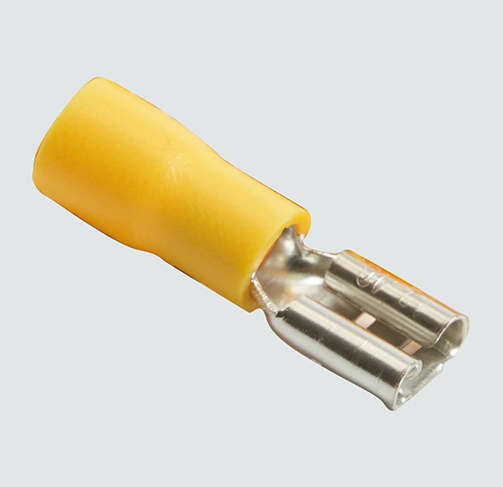 Наконечник плоский изолированный (мама) РпИп 6-250, Stekker LD402-60250 39367, Упаковка 10 штук