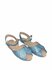 Босоножки Eli1957 Glitter-effect crossover sandals, размер 35, синий