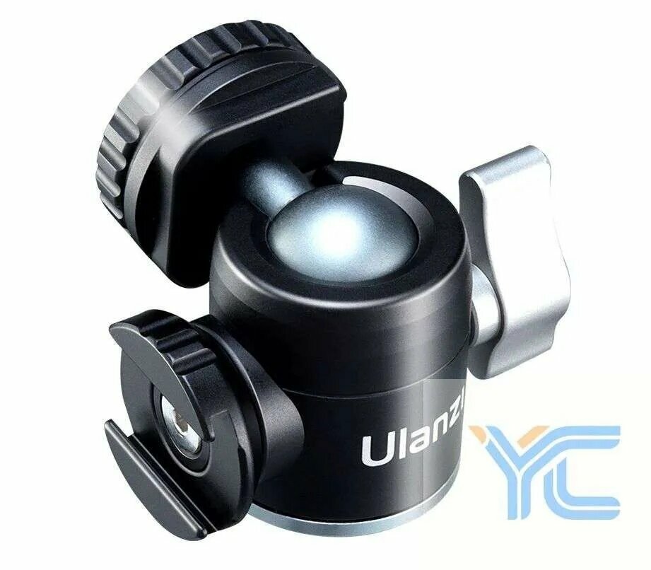 Штативная голова Ulanzi U-60 Dual Cold Shoe, до 2 кг (2046)