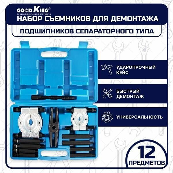 Набор ручного инструмента GOODKING 12 предметов (50809)