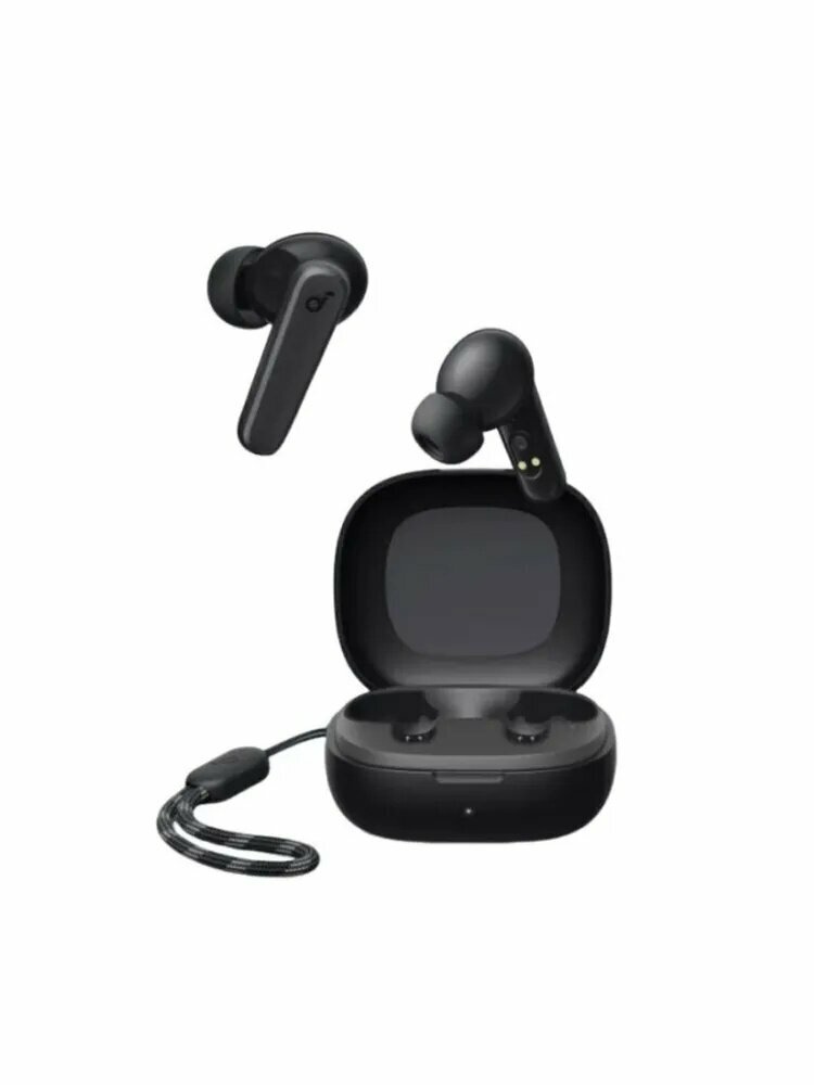 Soundcore Наушники беспроводные с микрофоном Anker Soundcore P20i, Bluetooth, USB Type-C, черный матовый