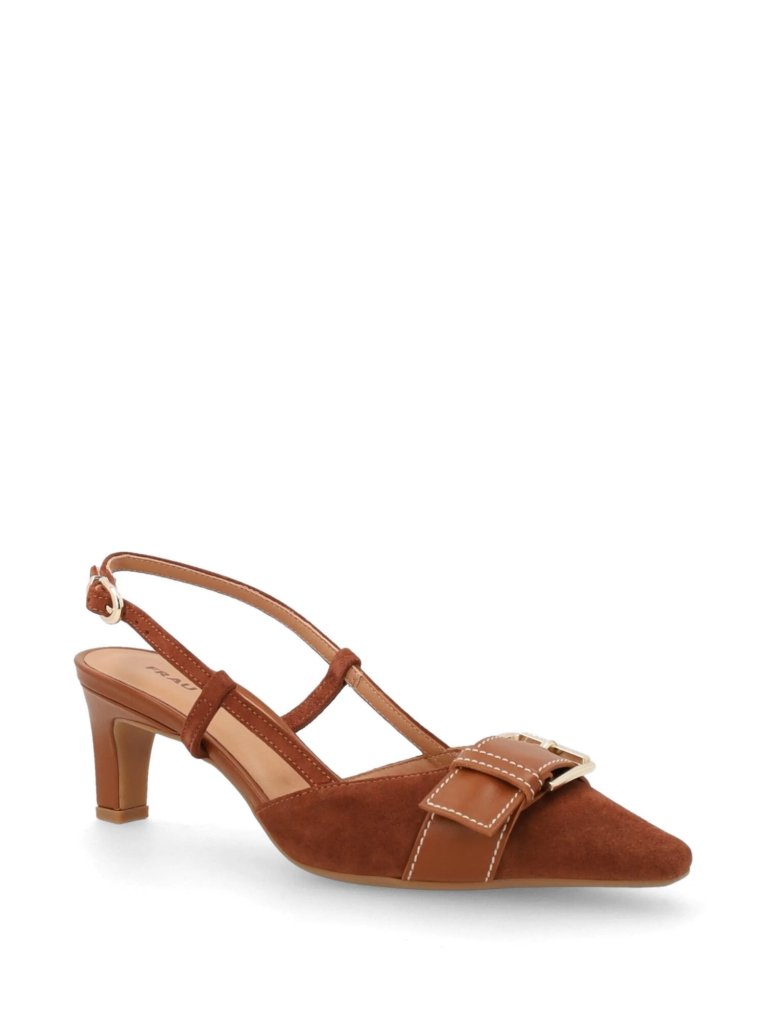Туфли Frau Suede slingback pumps, размер 40, brown — фото 1