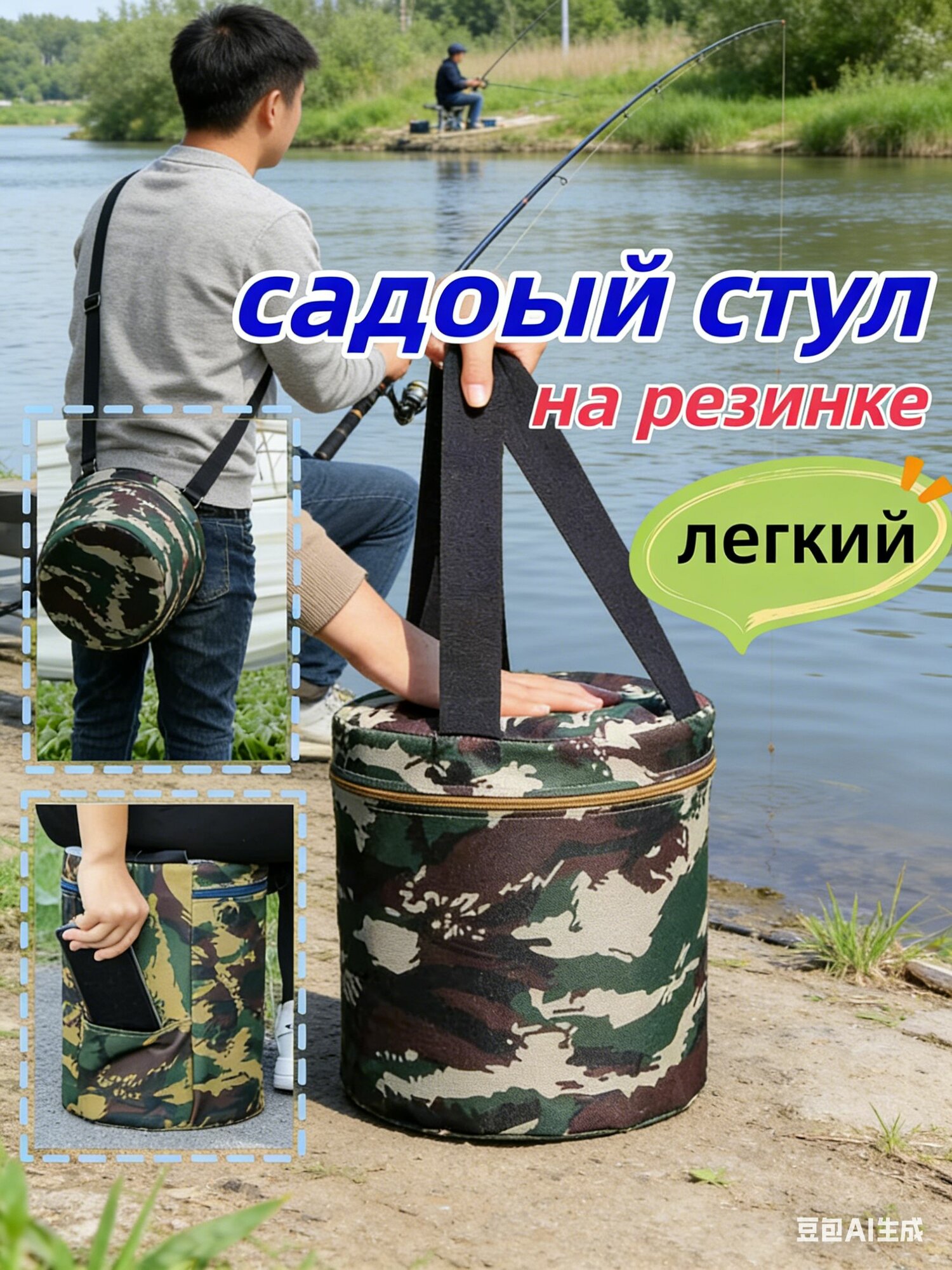 Садовый стул, Полипропилен, 25х25 см, 1 шт