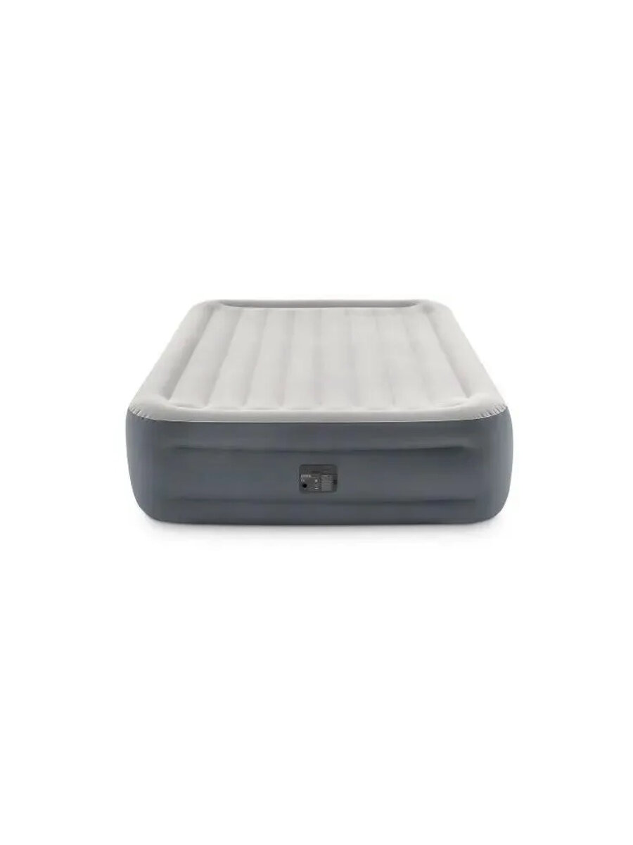 Кровать Intex Essential Rest 64126, с встроенным насосом, флокированная, 152 см x 203 см x 46 см — фото 1