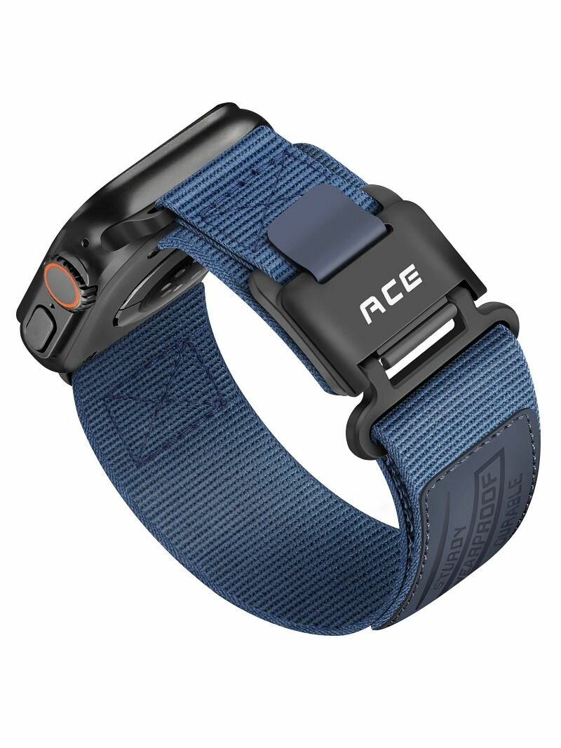 Магнитный застежкой нейлоновый ремень для Apple Watch Ultra 3 2 1и Series 11/10/9/8/7/ SE