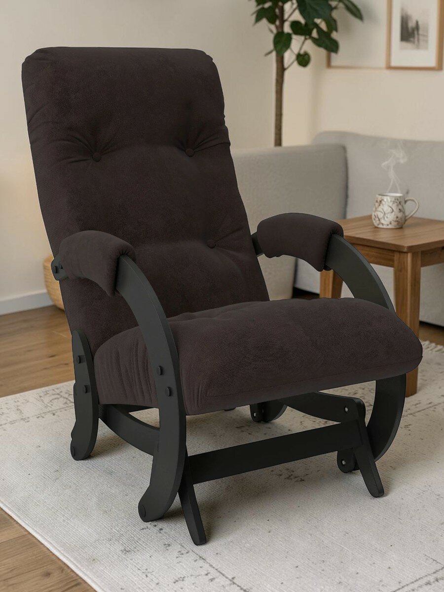 Кресло-качалка маятник Консул Verona Wenge, Венге, обивка ткань