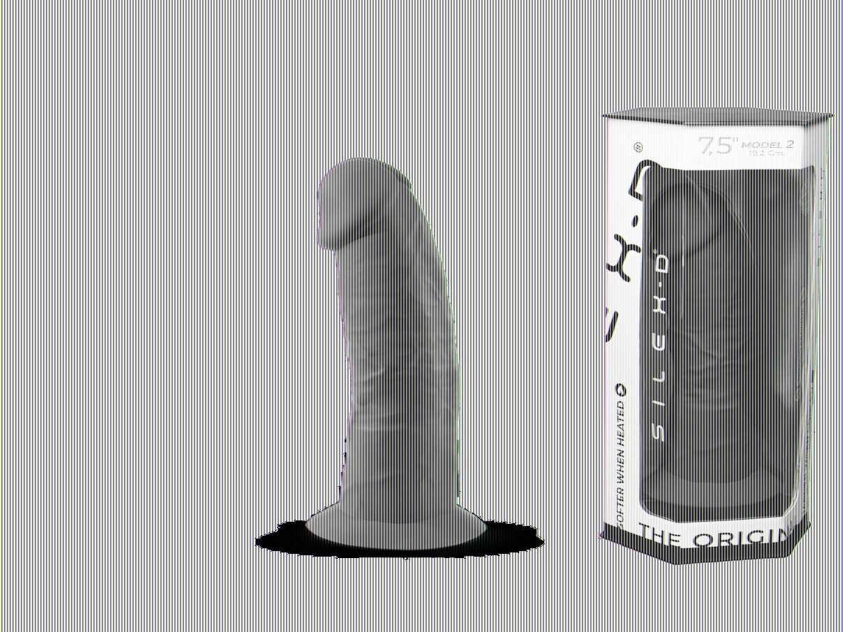 Фаллоимитатор термоактивный ADRIEN LASTIC, Silexpan, 19см, черный