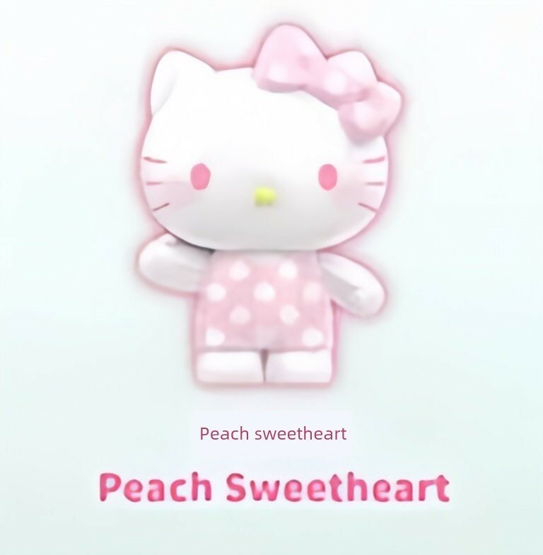 Оригинальные милые фигурки Hello Kitty из серии Summer Rainbow Candy от TOPTOY: очаровательные разноцветные кошечки в