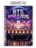 Блокнот BTS (БТС), формат А5 - 50 листов (10)