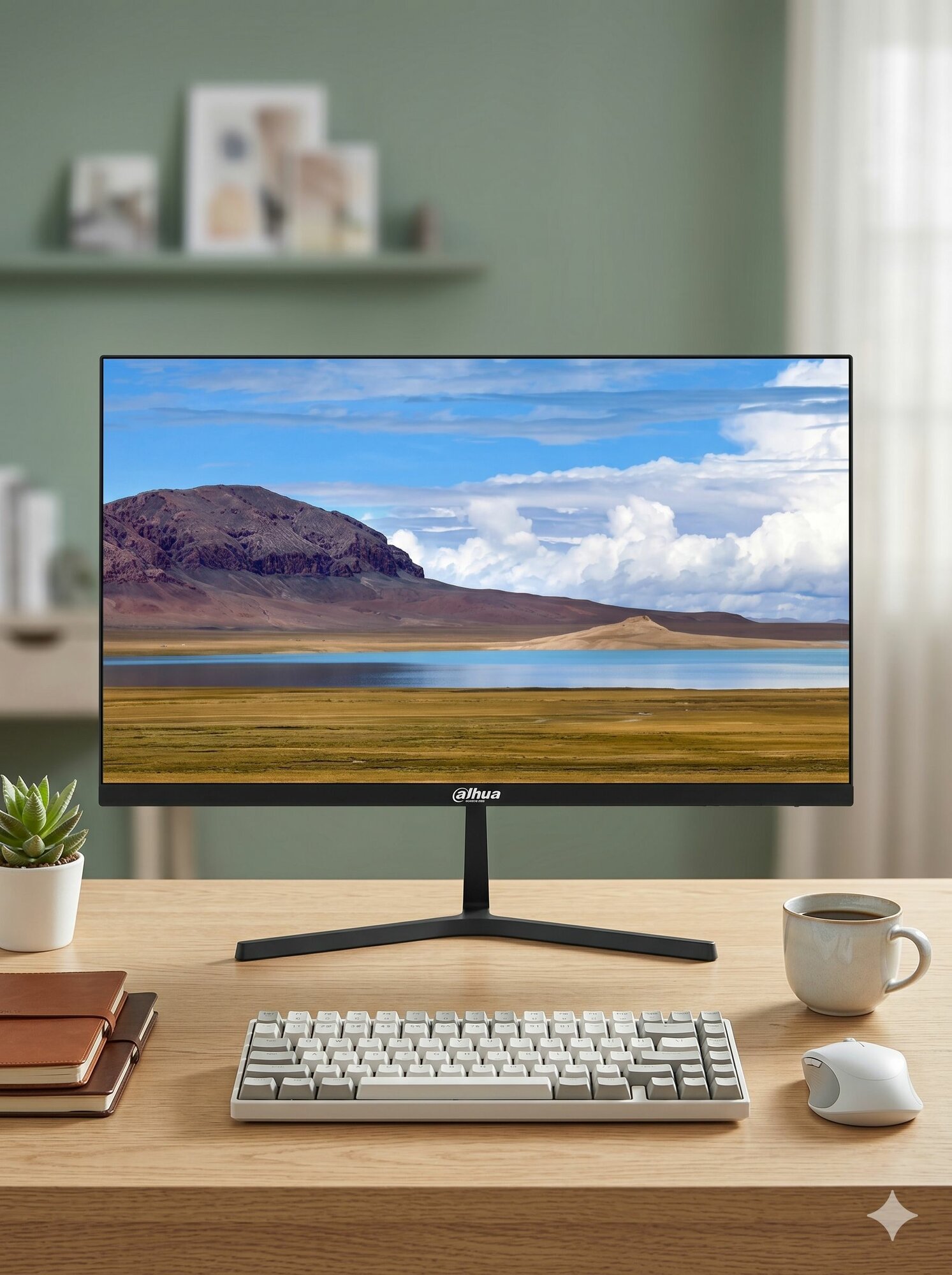 Монитор для компьютера и видеонаблюдения 22" VA 100Hz Dahua DHI-LM22-B200S
