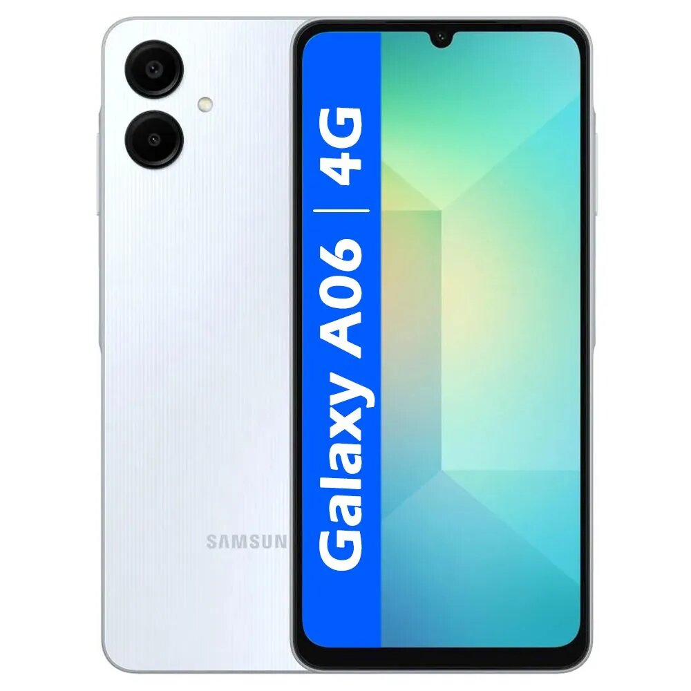 Samsung Смартфон ростест(евротест) Galaxy A06 4G 4/64 ГБ, голубой