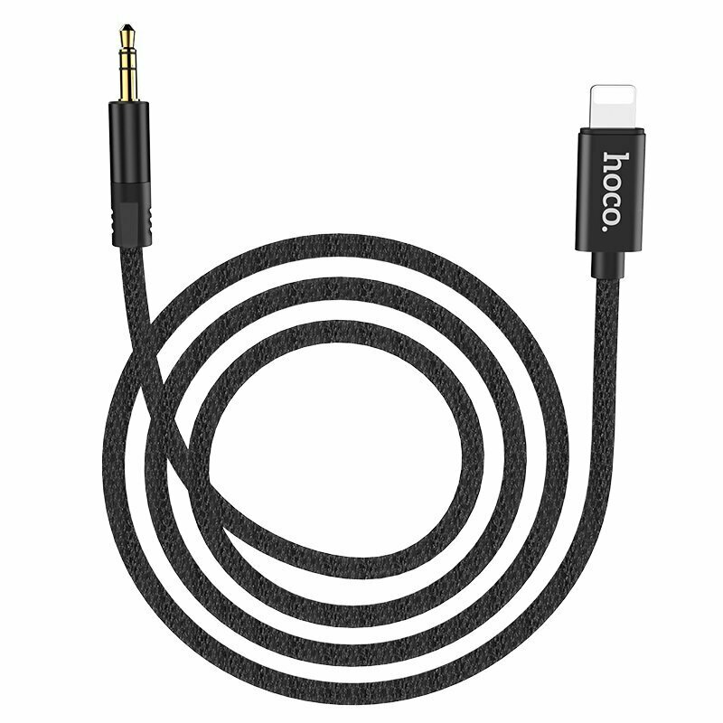 Переходник Hoco UPA13 Lightning на Jack 3.5мм черный