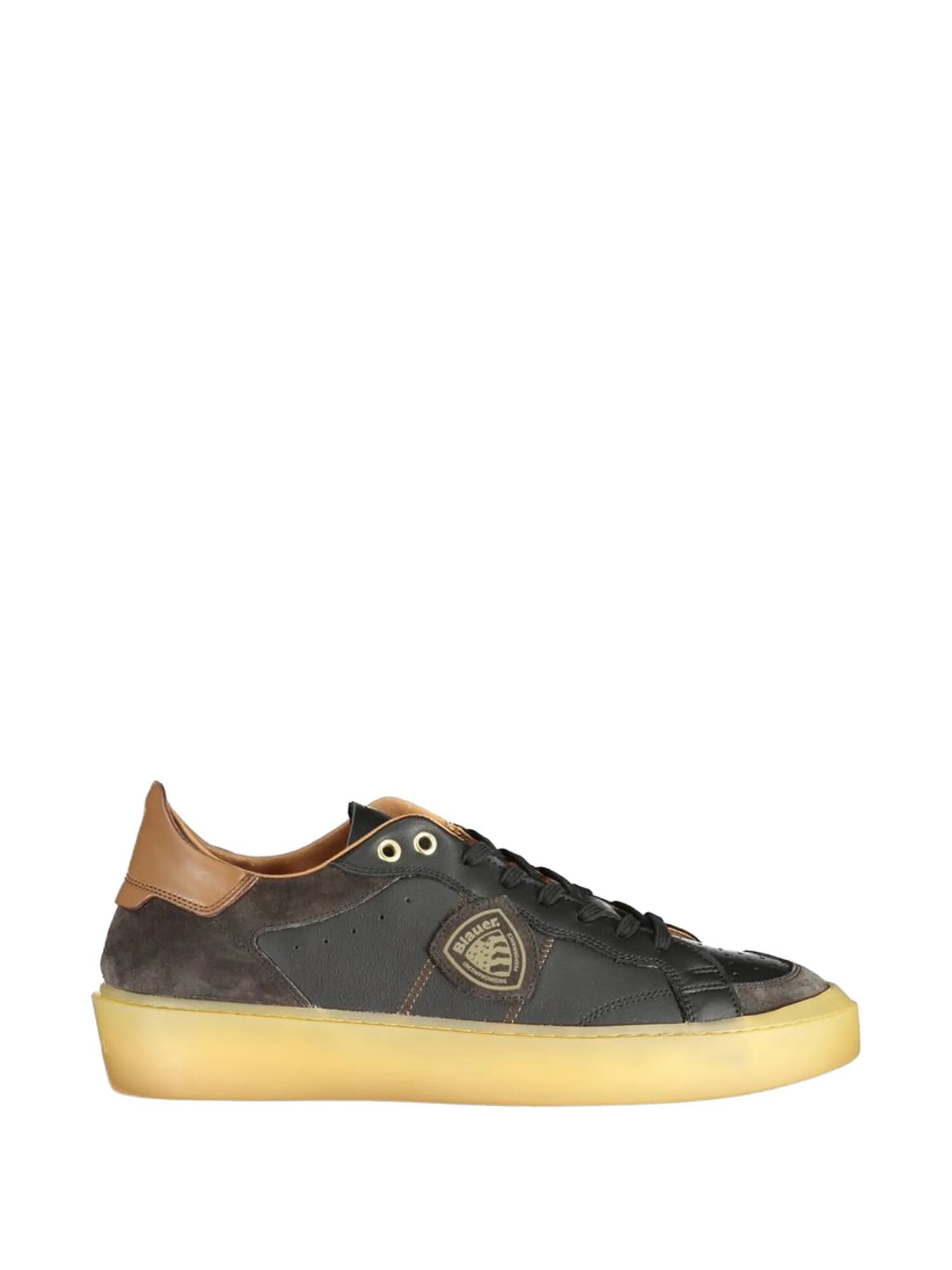 Кроссовки Logo-patch panelled sneakers