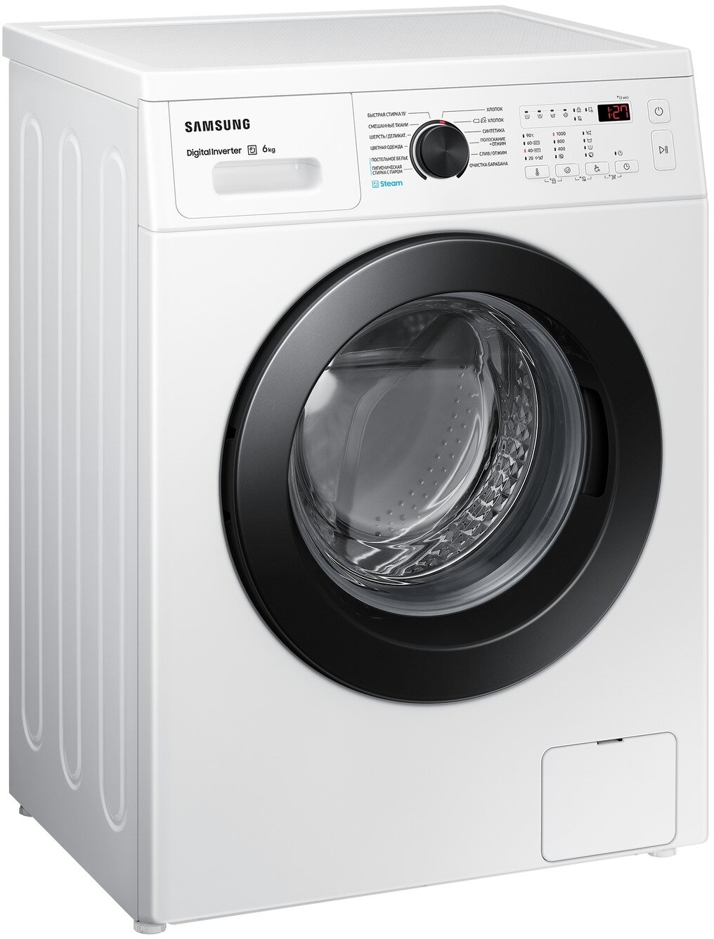 Стиральная машина Samsung WW60AG4S00CE/LD кл: A фронт. макс:6кг белый инвертор