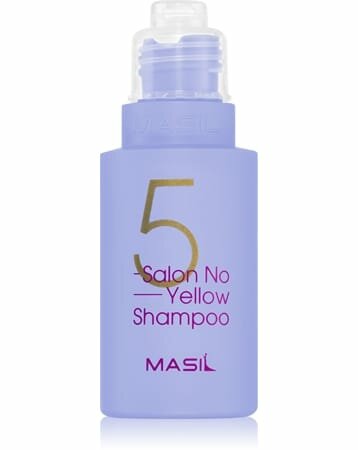 Шампунь для волос MASIL 5 Salon No Yellow, фиолетовый, 50 мл