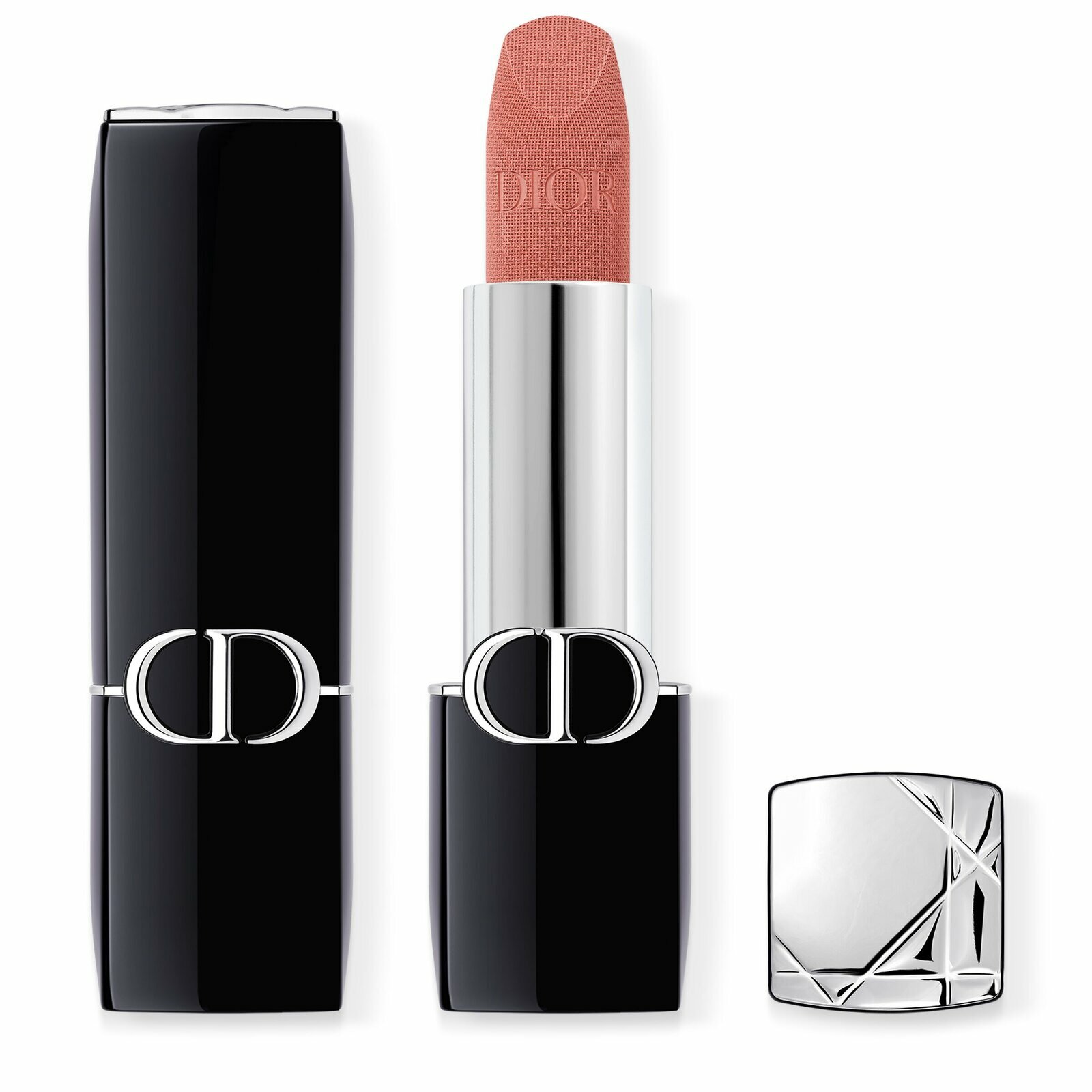 DIOR Rouge Dior Помада для губ с вельветовым финишем 100 Естественный