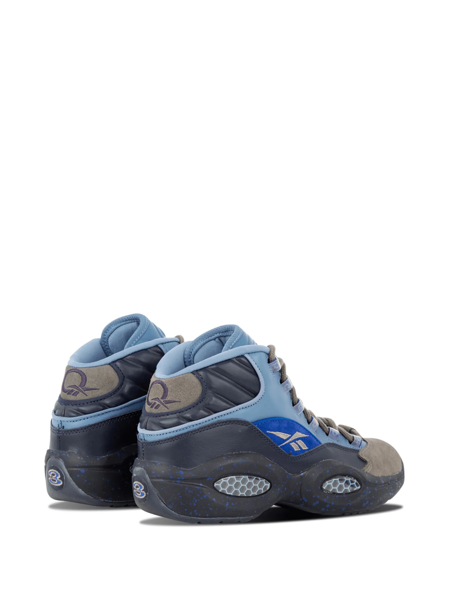 Кроссовки Reebok Question Mid, размер 9,5 US, blue — фото 1