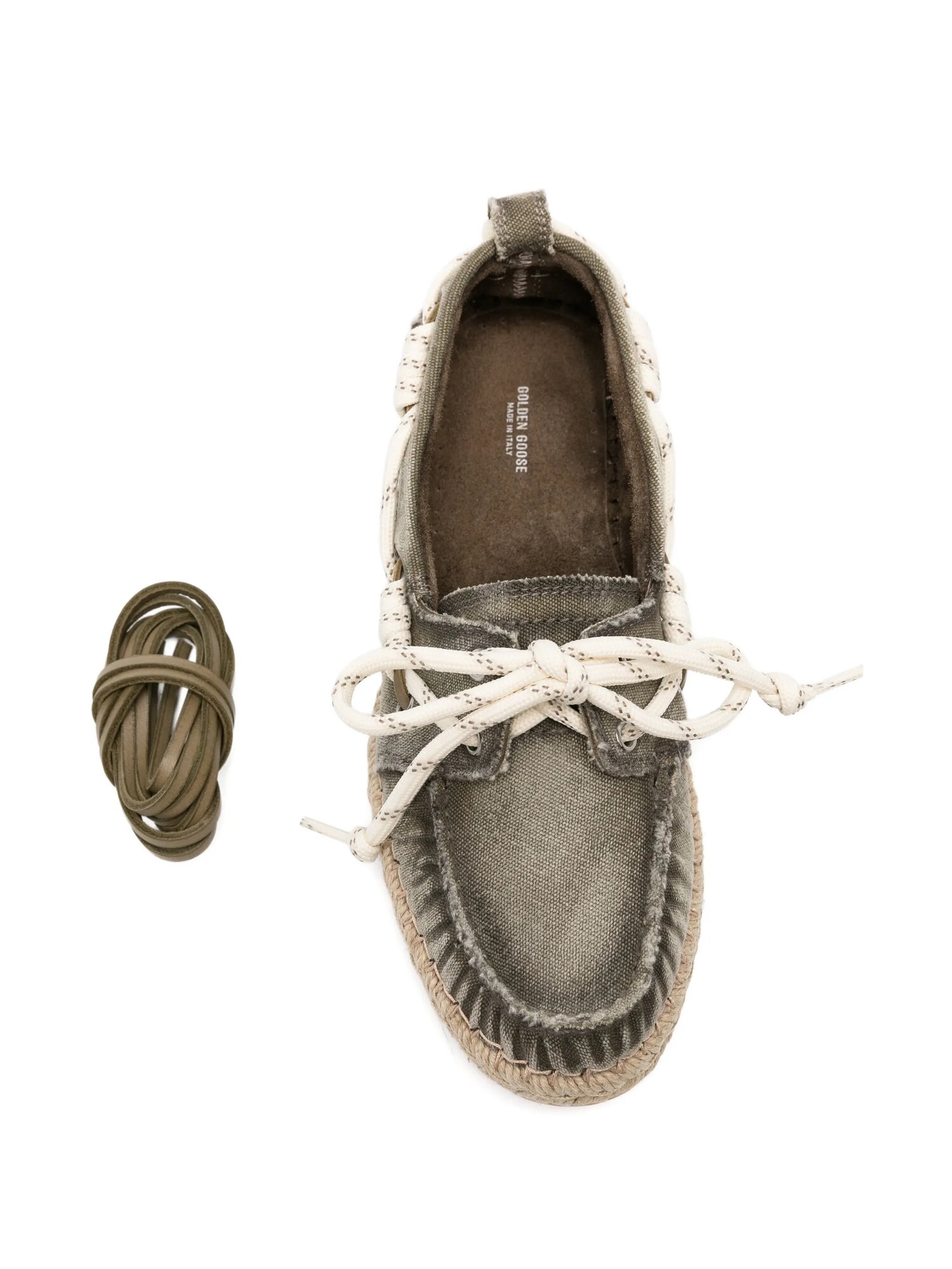 Эспадрильи Golden Goose Cruise espadrilles, размер 39, green — фото 1