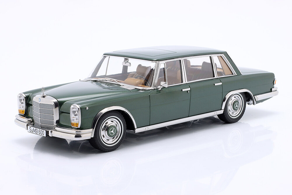 Модель коллекционная KK-SCALE Mercedes 600 swb W100 1963 darkgreen-metallic