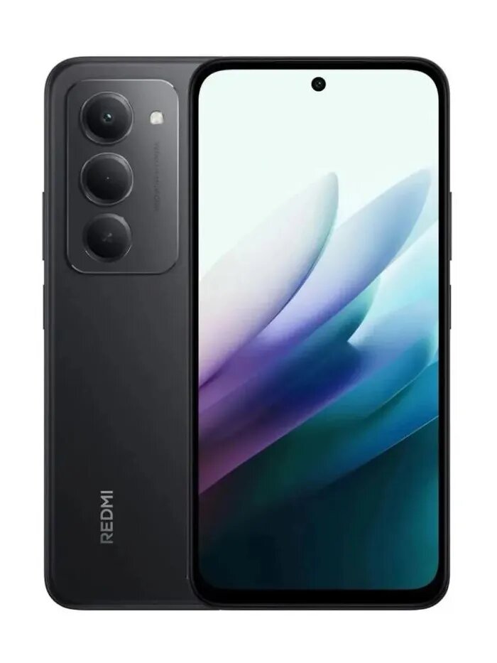Смартфон Xiaomi Redmi 15 RU 8/256GB, экран 6.9, 2340 x 1080, камера 50МП, Черный
