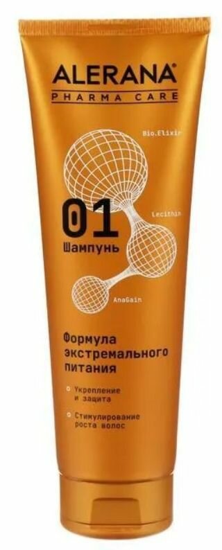 Alerana Шампунь для волос Pharma Care, Экстремальное питание, 260 мл