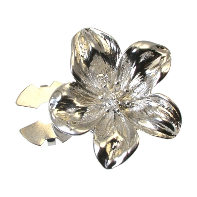 Flower Button Cover Cufflinks Dress Shirt Accessories Decorative Clip Buttons