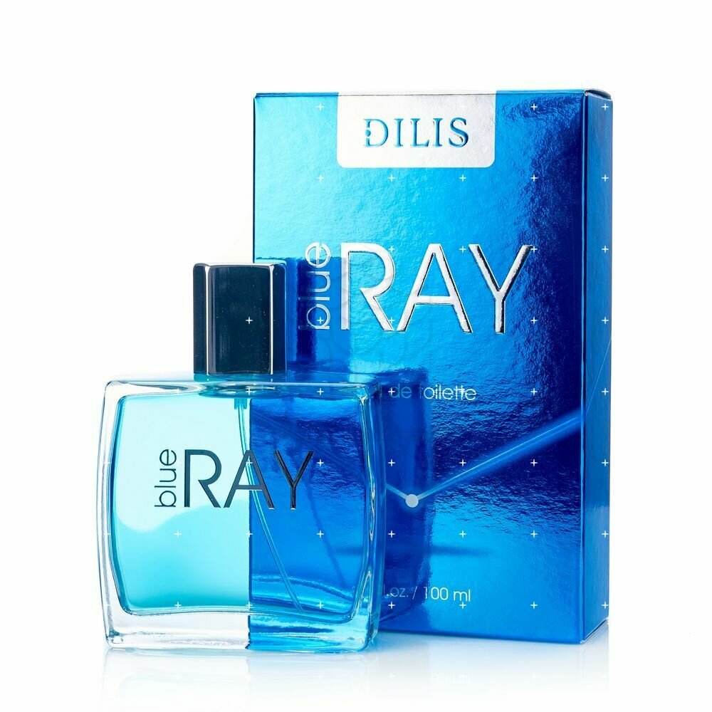 Туалетная вода Dilis "Blue Ray", мужская, восточные фужерные ноты, 100мл