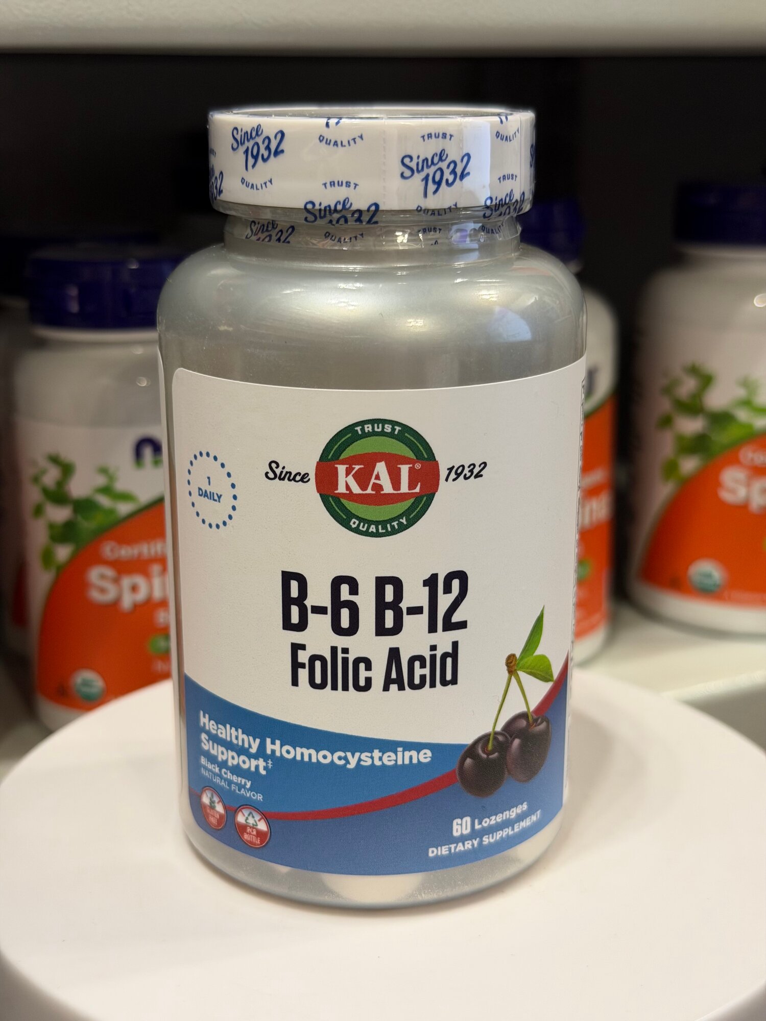 KAL B-6 B-12 Folic Acid для нервной системы и женской фертильности