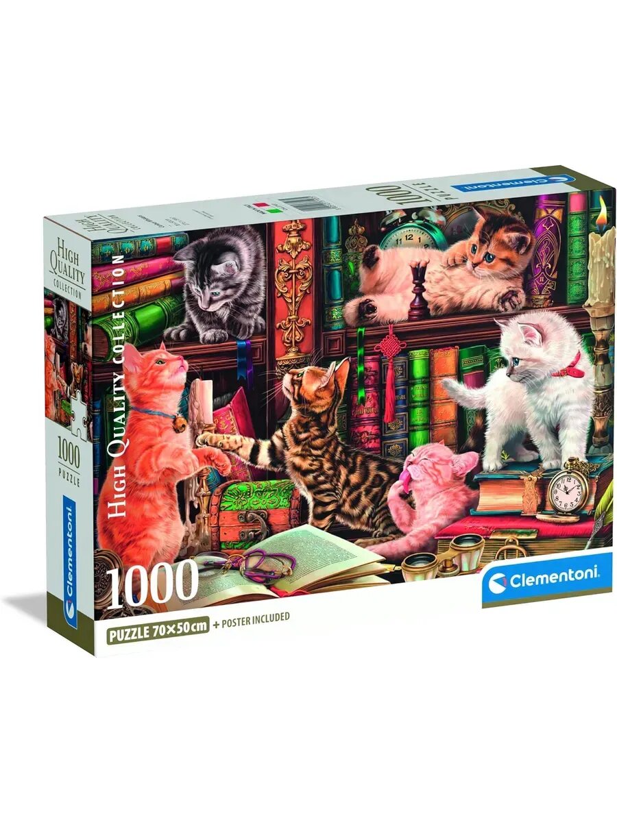 Пазл Любопытные усы, 1000 деталей CB
