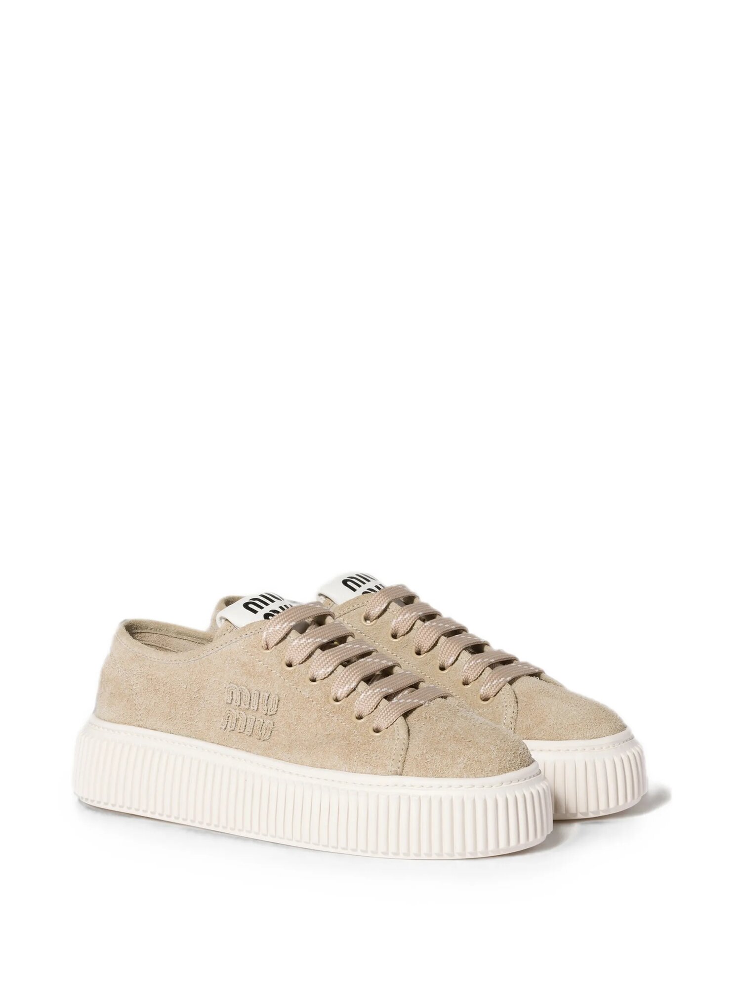 Кроссовки Miu Miu Suede sneakers, размер 37,5 — фото 1