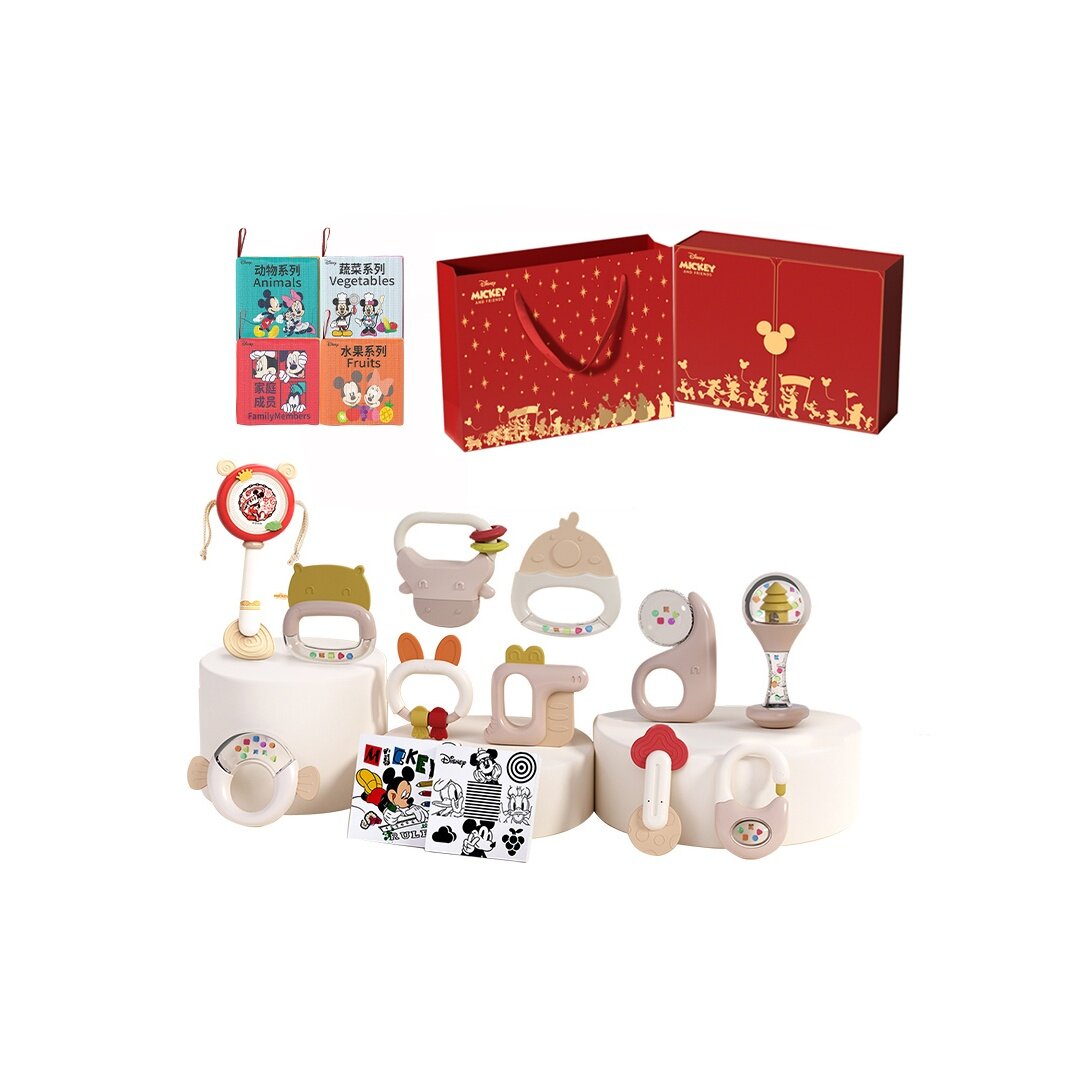 Disney Baby Soothing Toy, Newborn Gift Box, Baby 100 Day Gift Box, Baby First Birthday Gift Box Educational Toys