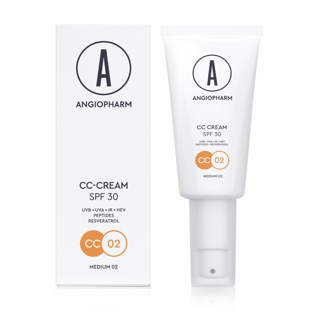 СС-крем SPF 30 MEDIUM 02, 30 мл Angiopharm / Ангиофарм