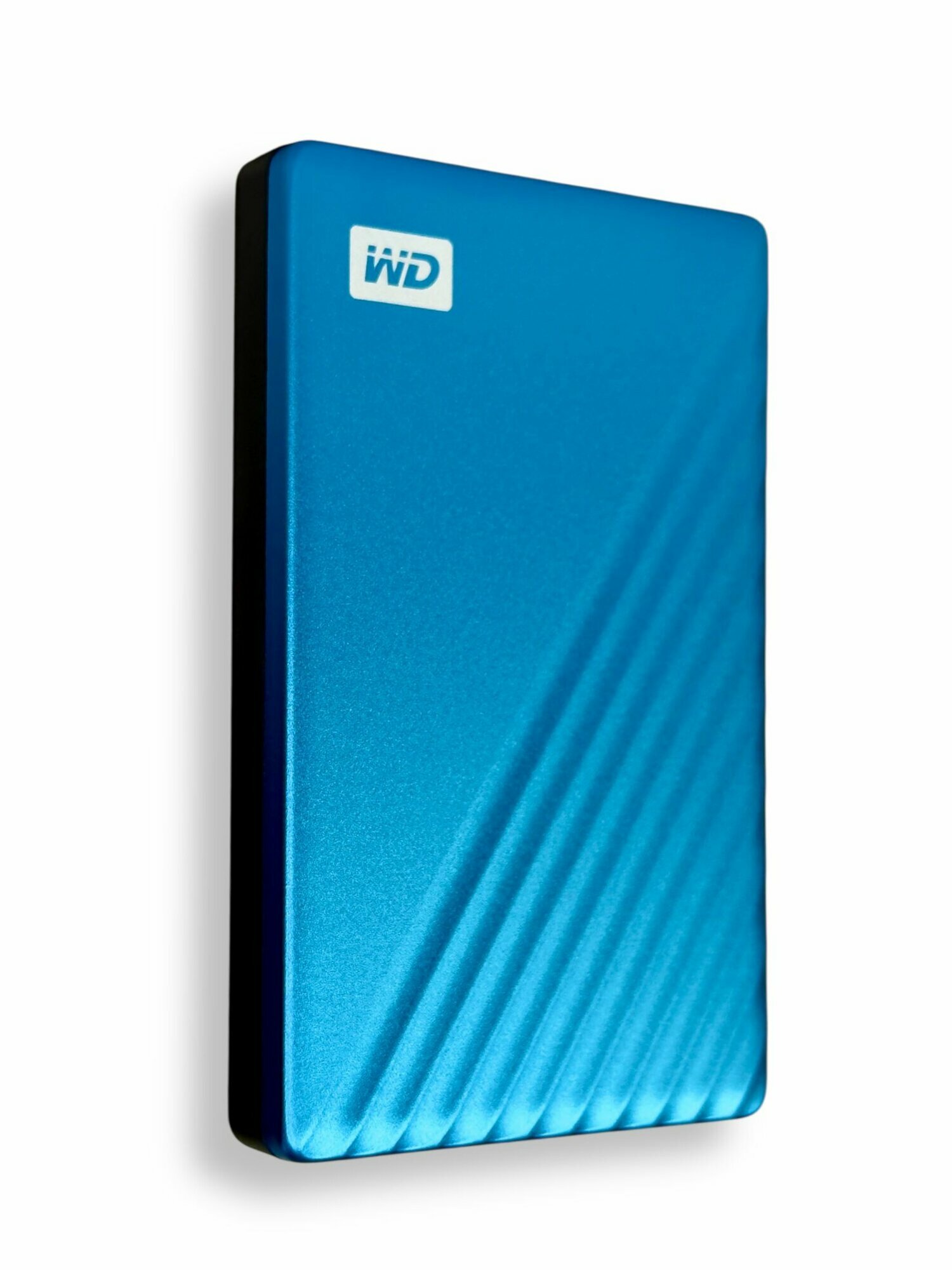 Western Digital 1 ТБ Внешний жесткий диск WD My Passport Потративный накопитель HDD 2,5" USB 3.0 (72134), Металл, Пластик, синий