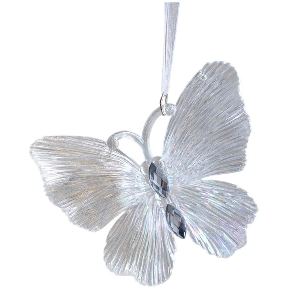 Подвеска бабочка из прозрачного акрила, цвет Butterfly