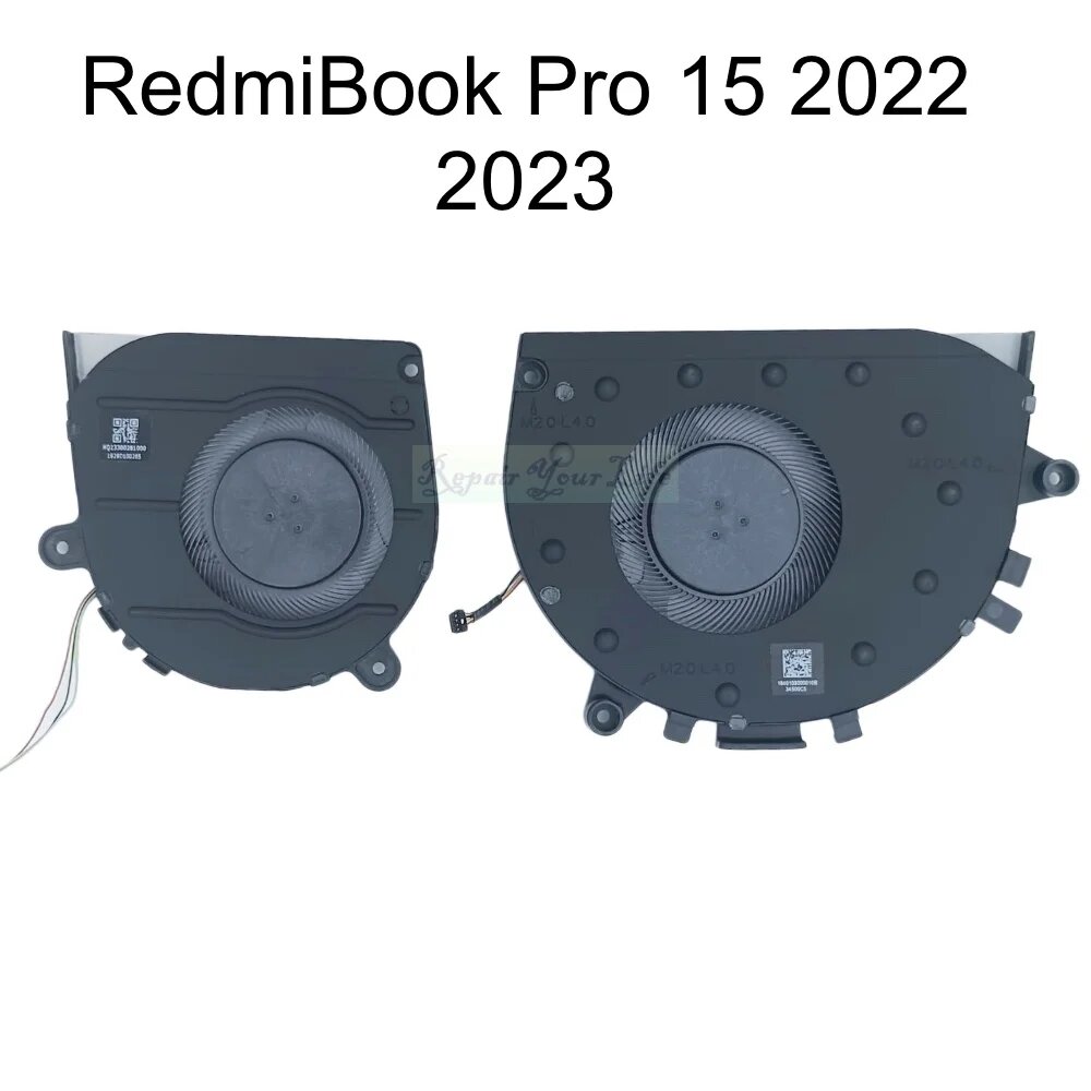 Охлаждающий вентилятор для Xiaomi RedmiBook Pro 15 CPU GPU Both