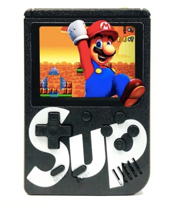 Портативная игровая приставка SUP GAME BOX PLUS 400 в 1, черный