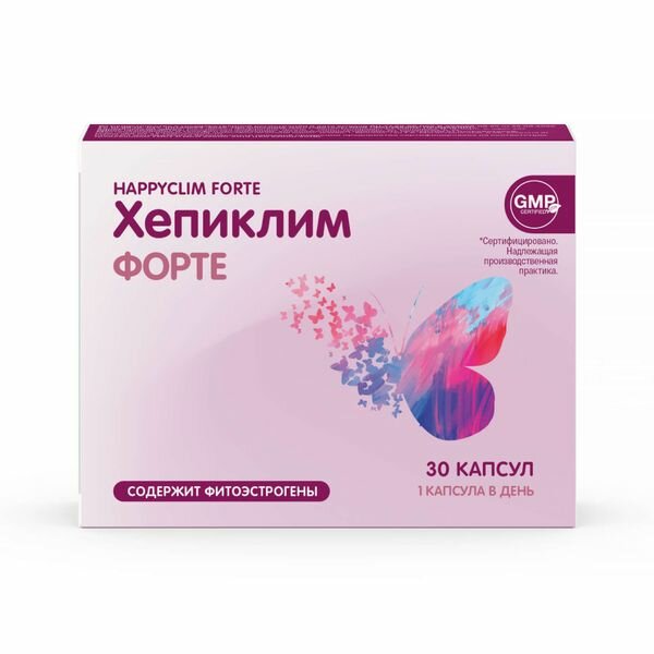 Хепиклим Форте капсулы 0,645г 30шт