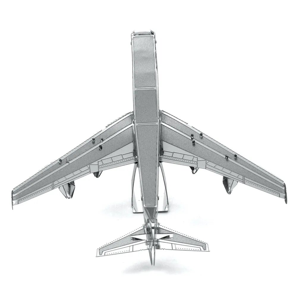 Боинг 747 3D Металлическая модель DIY Игрушки, масштаб 1:1, картон, белый