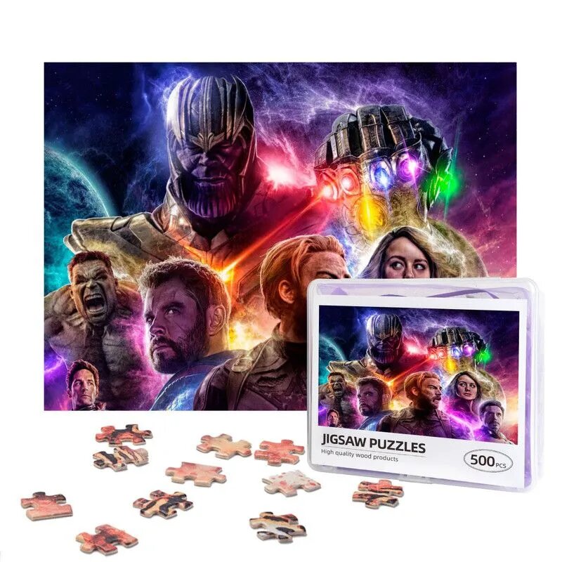 Avengers Деревянный пазл Марвел Деревянные пазлы Мстители Marvel