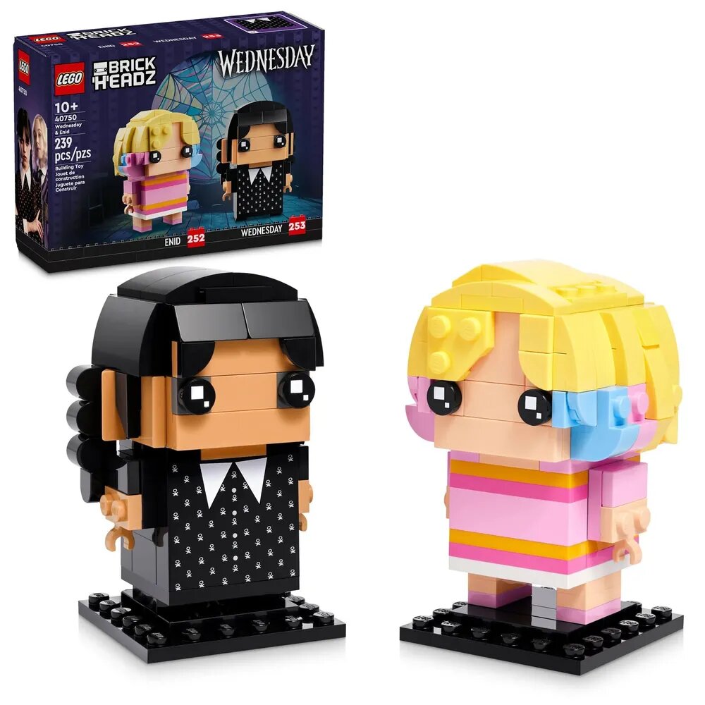 Лего Wednesday Sets серия, LEGO 40750 Среда и Энид, lego конструктор для мальчика, лего для девочек