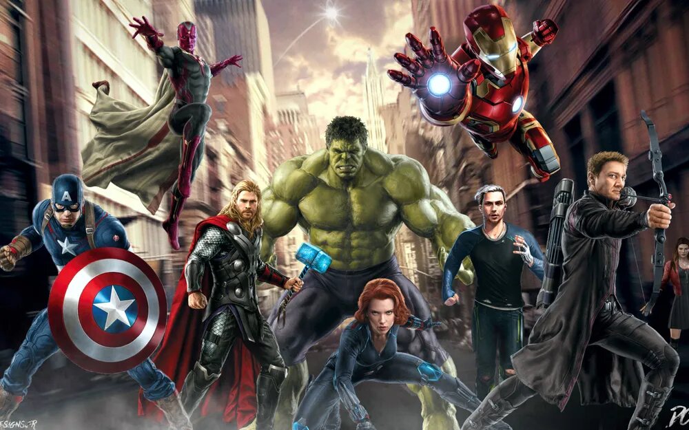 Пазлы, 1000 элементов, "Роль героя фильма Marvel", для взрослых подросток, 750х500 мм