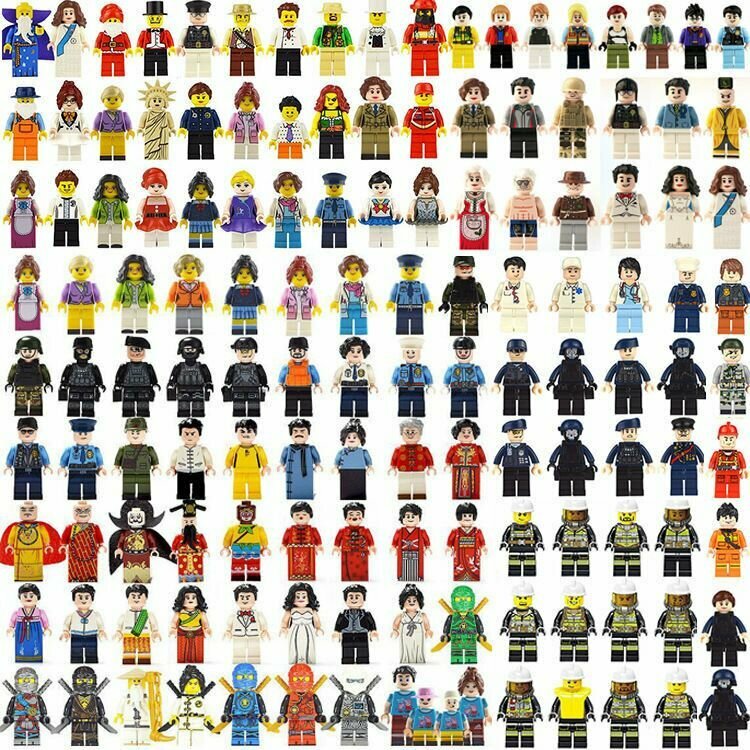 Конструктор совместимый с LEGO: фигурка минифигурки в случайной комплектации, пластиковая, для детей 7-14 лет случайная минифигурка пластик детская
