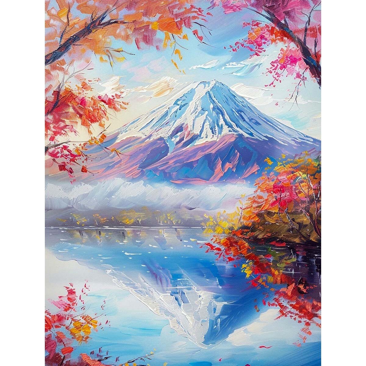 Алмазная мозаика 'Горное умиротворение', 30х40см, Cristyle
