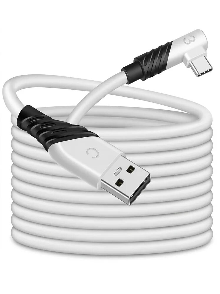 Кабель для VR-шлема, 3 м, USB 3.2 Type-A - Type-C, для подключения к ПК