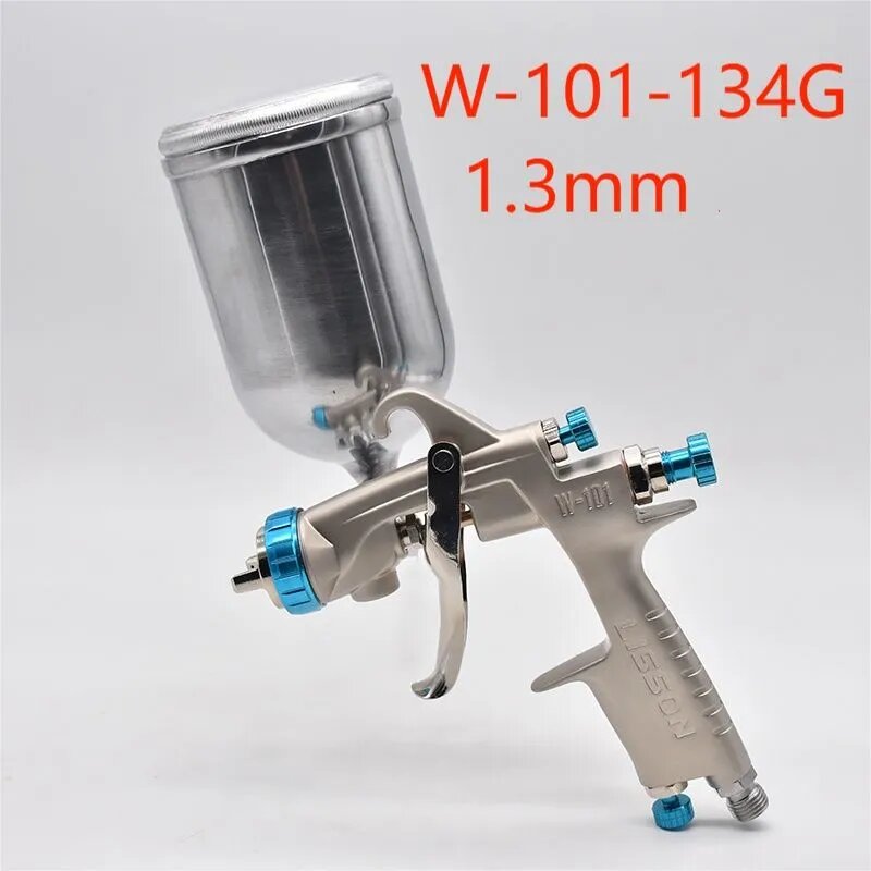 Высококачественный профессиональный пистолет-распылитель W101 HVLP400CC1.3mm