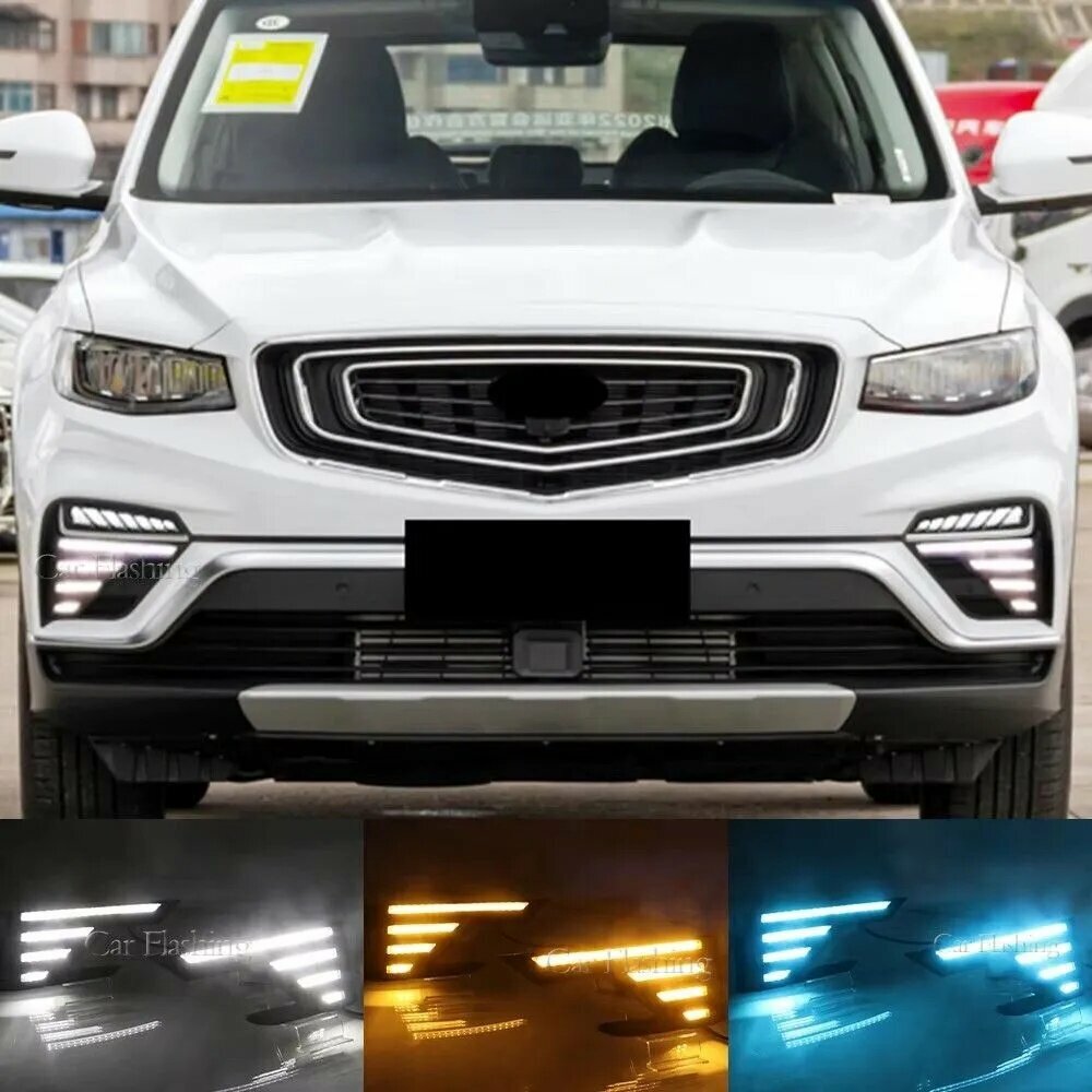 Фары автомобильные, Противотуманная фара, 2 шт, арт. Geely Atlas PRO 2019 2020 2021