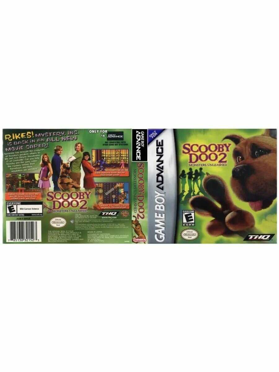 Scooby-Doo 2: Monsters Unleashed (Скуби-Ду 2: Монстры на свободе) (GBA, рус. версия) 64K-155