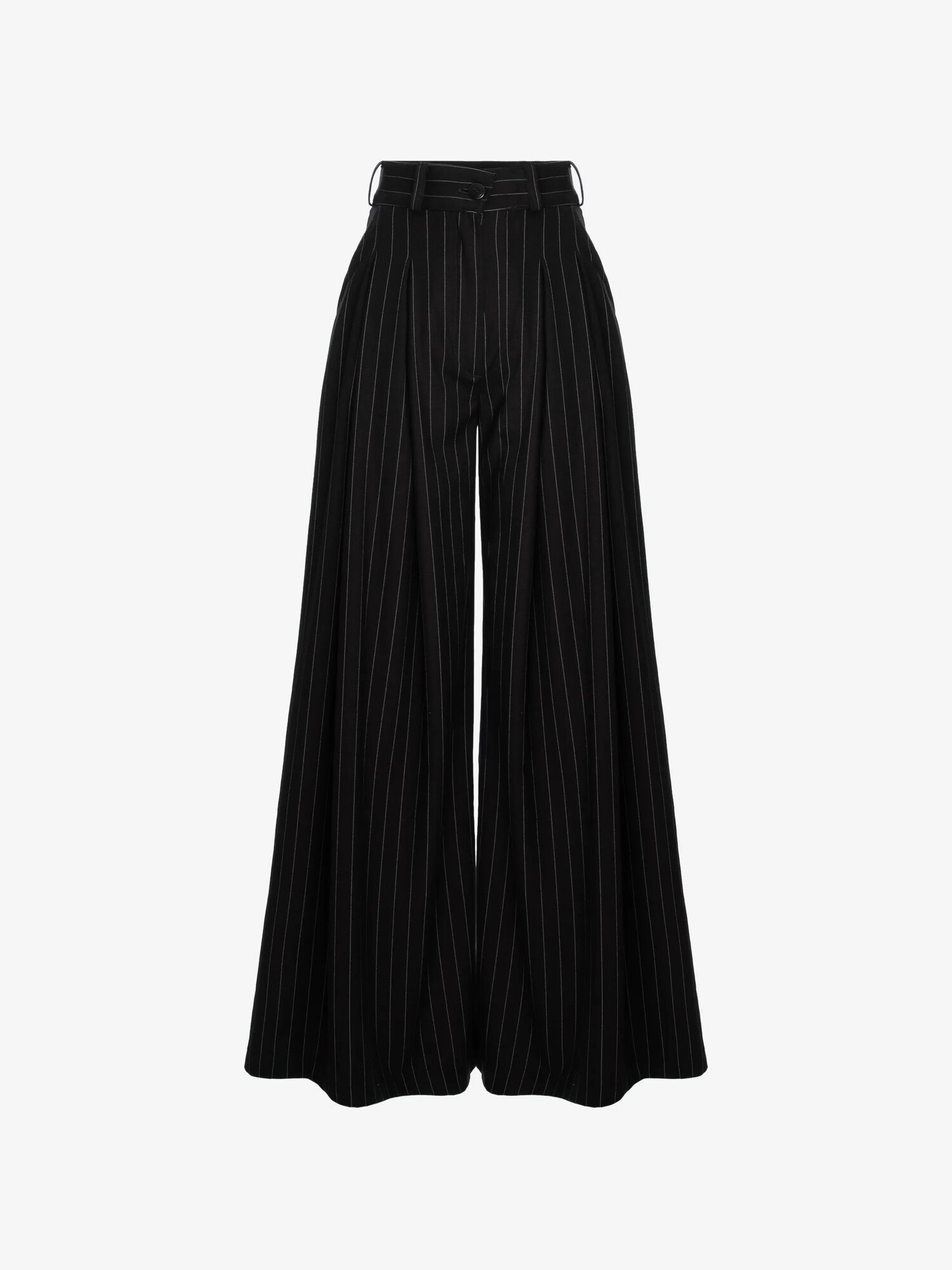Брюки Kimi striped wide-leg trousers